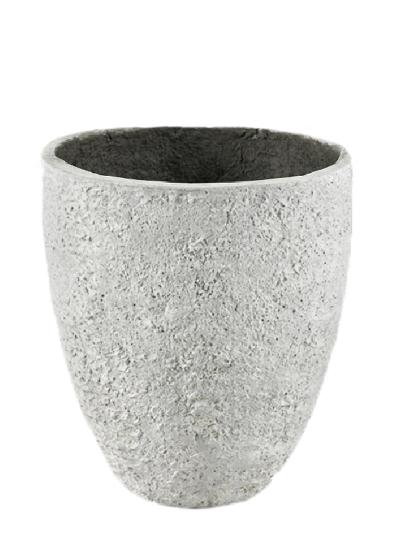 Rustic White Stone Planter | Planters | Serene Spaces Living