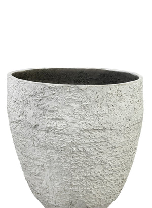Rustic White Stone Planter | Planters | Serene Spaces Living