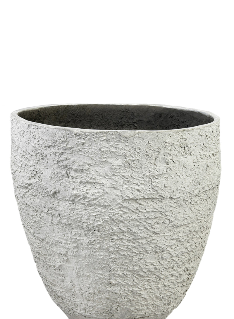 Rustic White Stone Planter | Planters | Serene Spaces Living