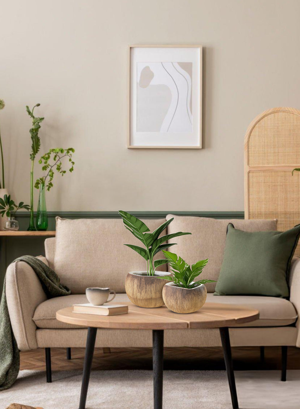 Coconut Ceramic Vase | Vases | Serene Spaces Living
