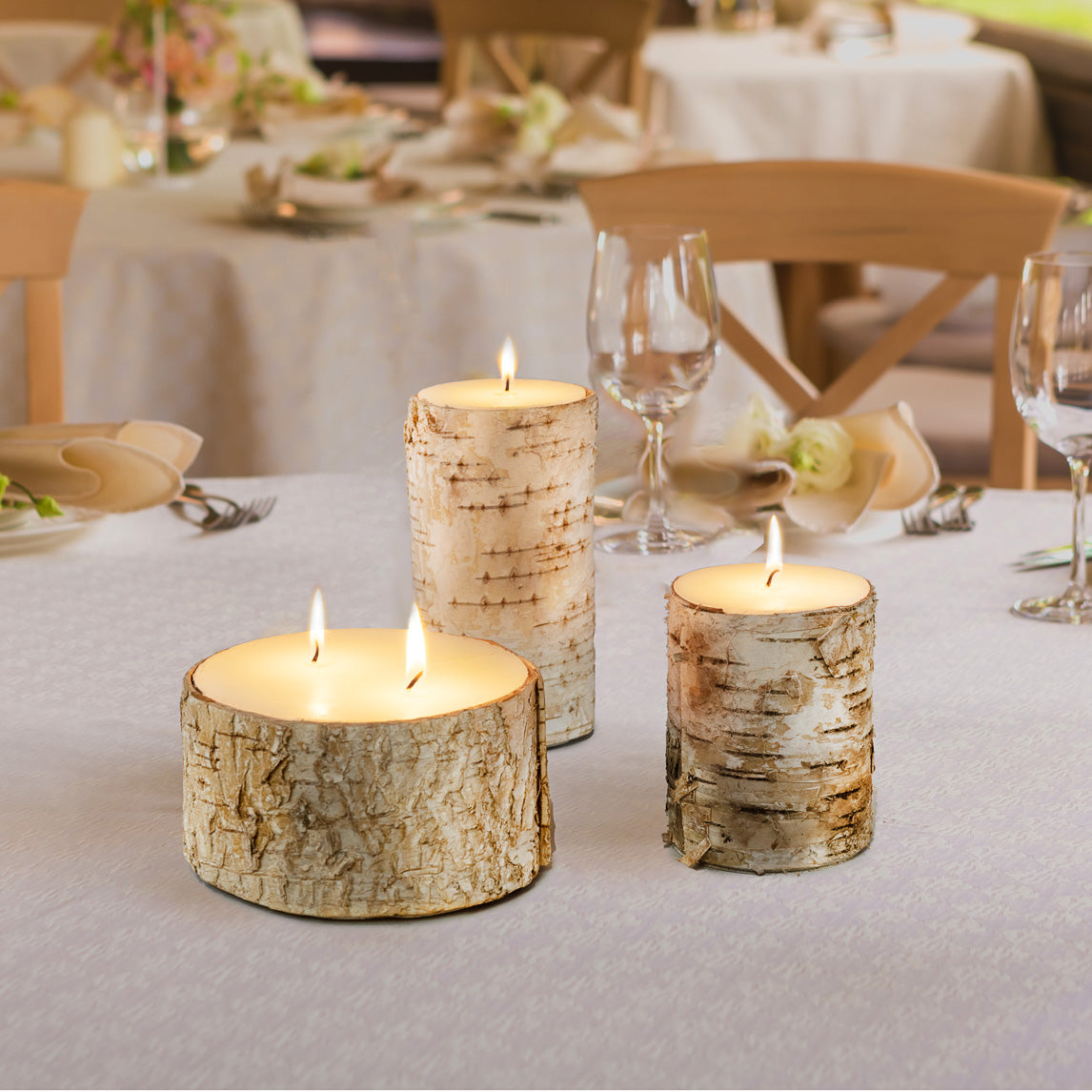 Birch Tree Bark Candle - Serene Spaces Living