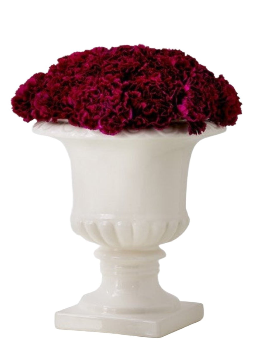 White Ceramic Urns – Serene Spaces Living